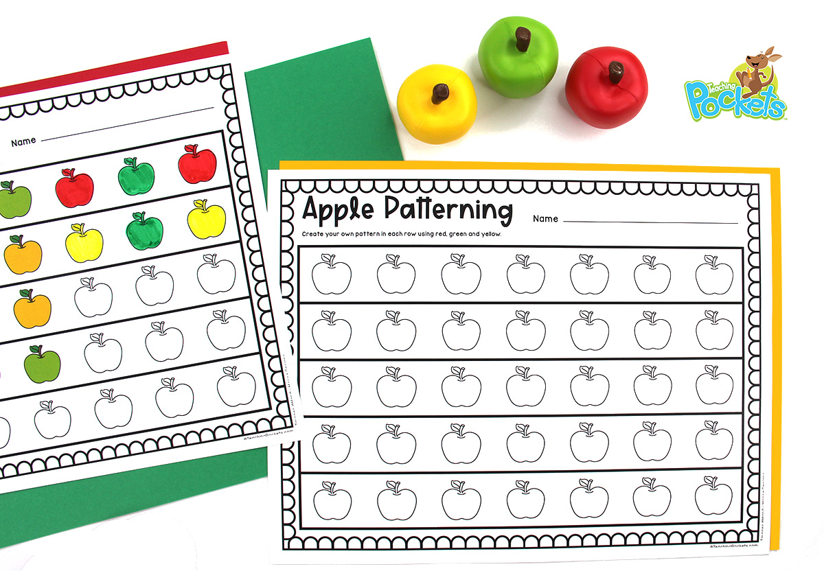 5 Free Apple Theme Preschool Activities - Teaching Pockets