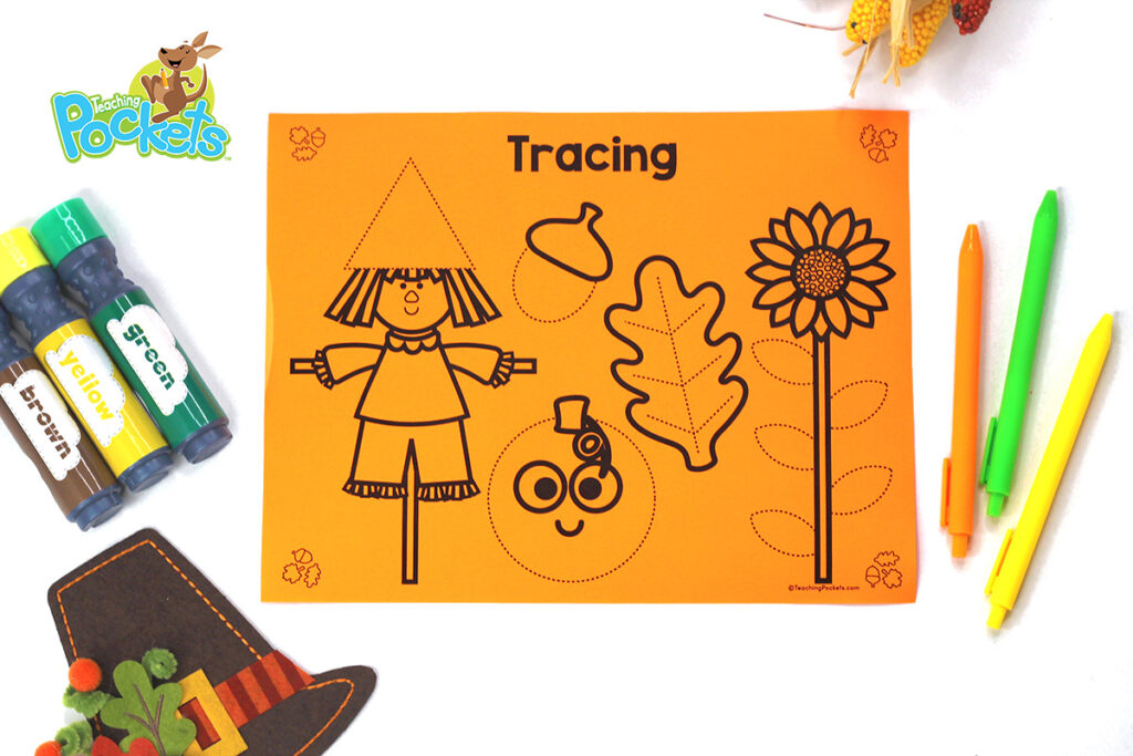 Free November Fall Busy Binder for Preschool Learning – Teaching Pockets