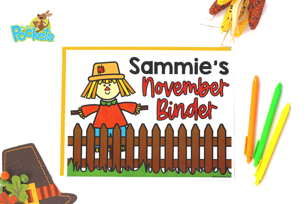 Free November Fall Busy Binder for Preschool Learning – Teaching Pockets