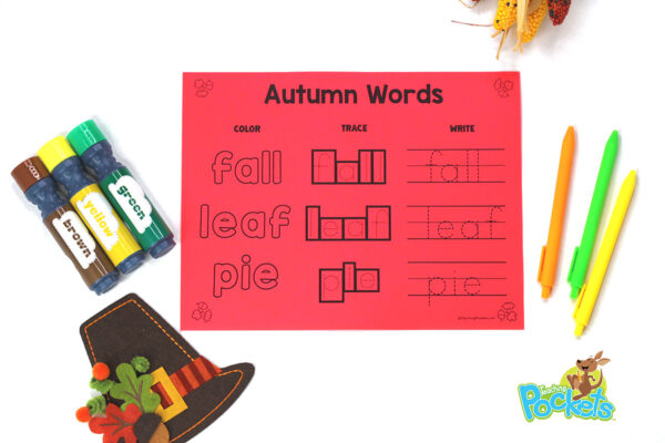 Free November Fall Busy Binder for Preschool Learning – Teaching Pockets