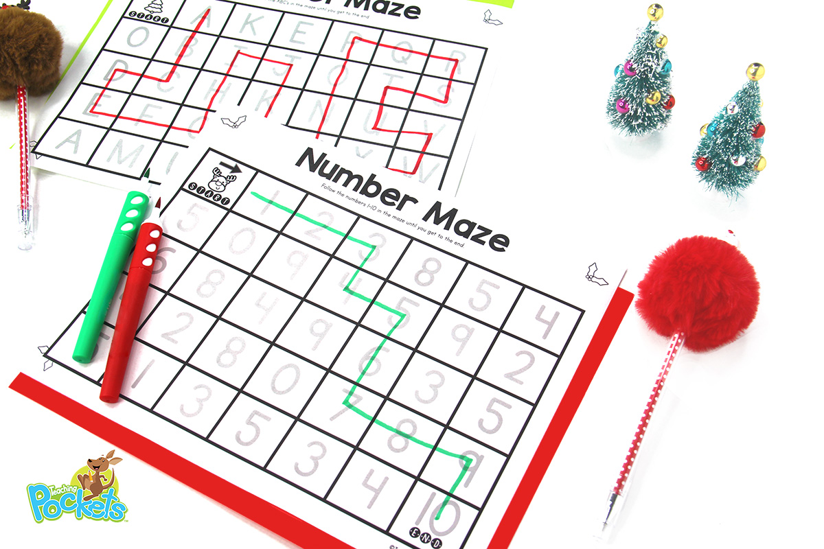 December Preschool Activity Binder Free Printables – Teaching Pockets