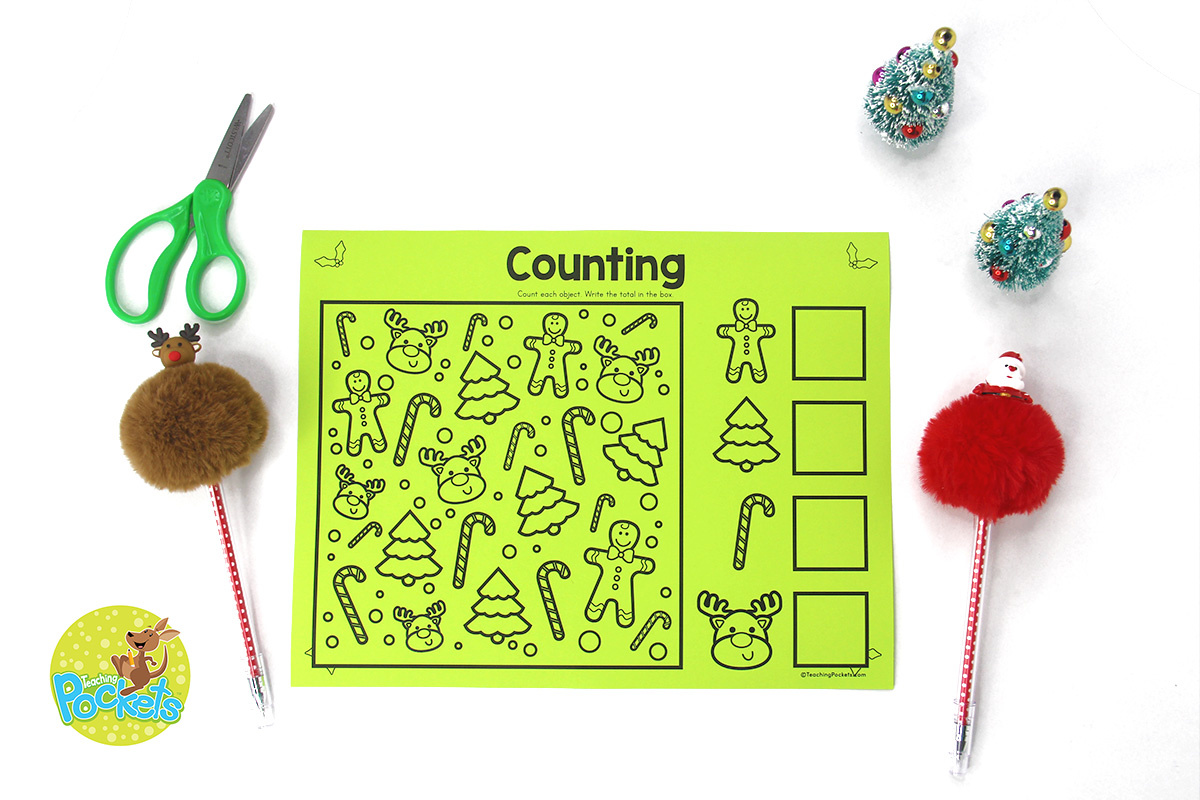 December Preschool Activity Binder Free Printables – Teaching Pockets