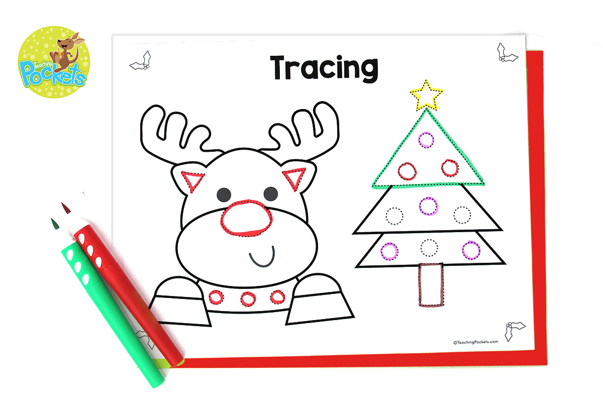 December Preschool Activity Binder Free Printables – Teaching Pockets