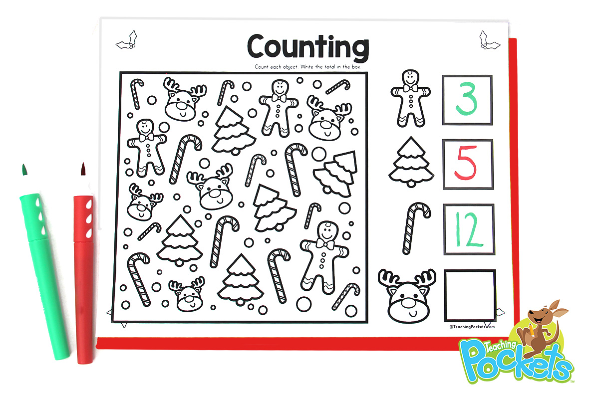 December Preschool Activity Binder Free Printables – Teaching Pockets
