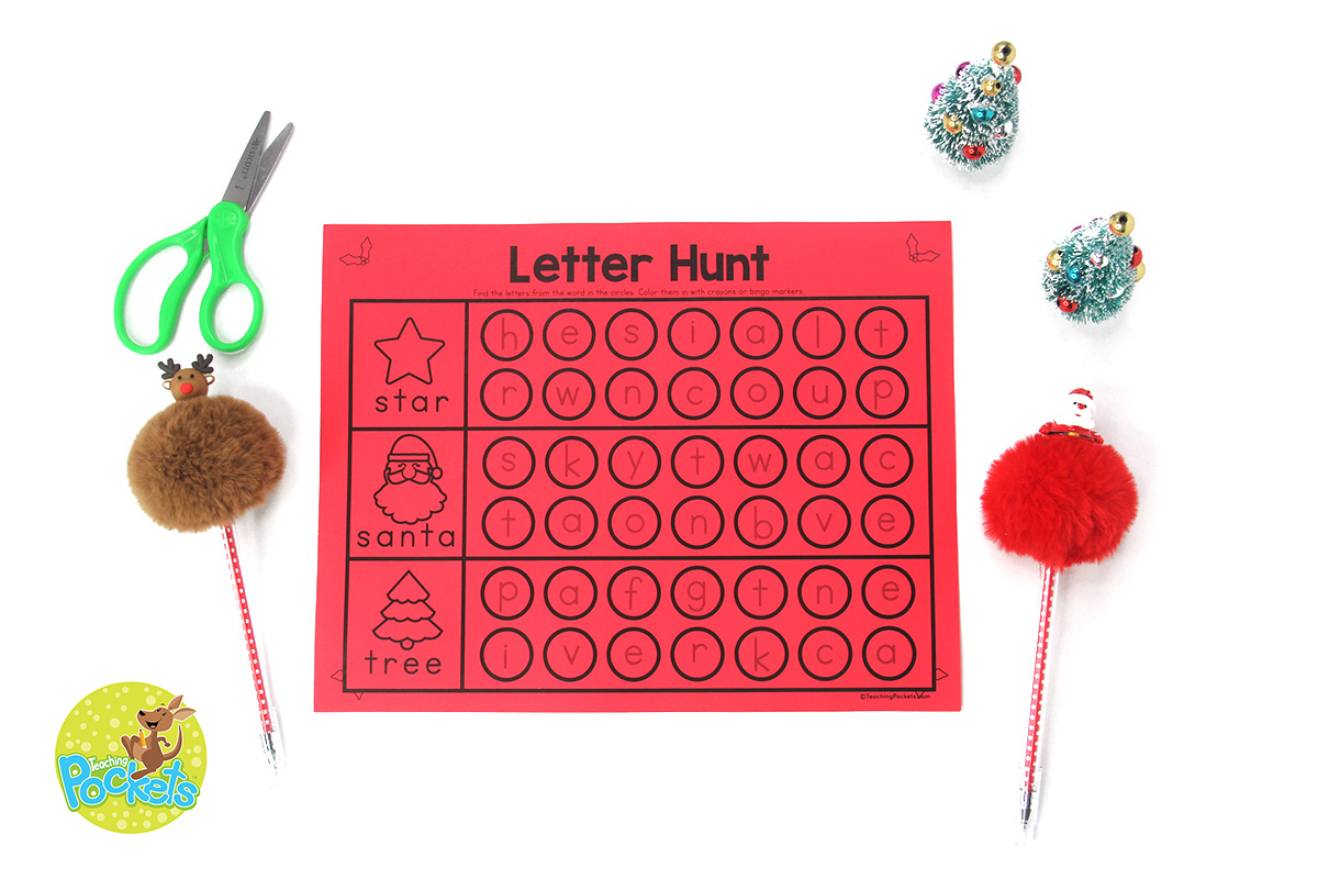 December Preschool Activity Binder Free Printables – Teaching Pockets