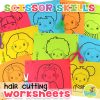 Free Hair Cutting Scissor Skills Practice Worksheets - Teaching Pockets