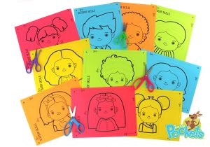 Free Hair Cutting Scissor Skills Practice Worksheets – Teaching Pockets