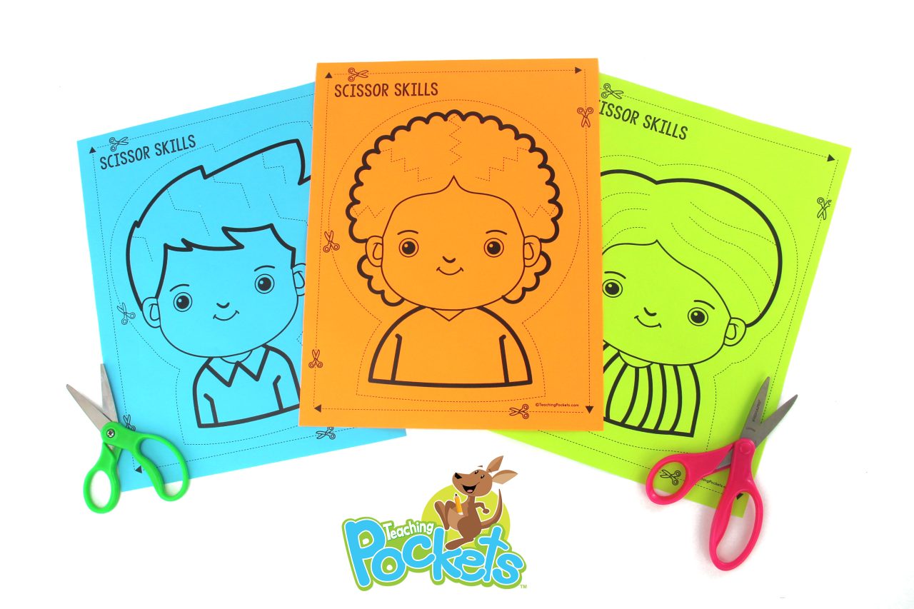 Free Hair Cutting Scissor Skills Practice Worksheets – Teaching Pockets