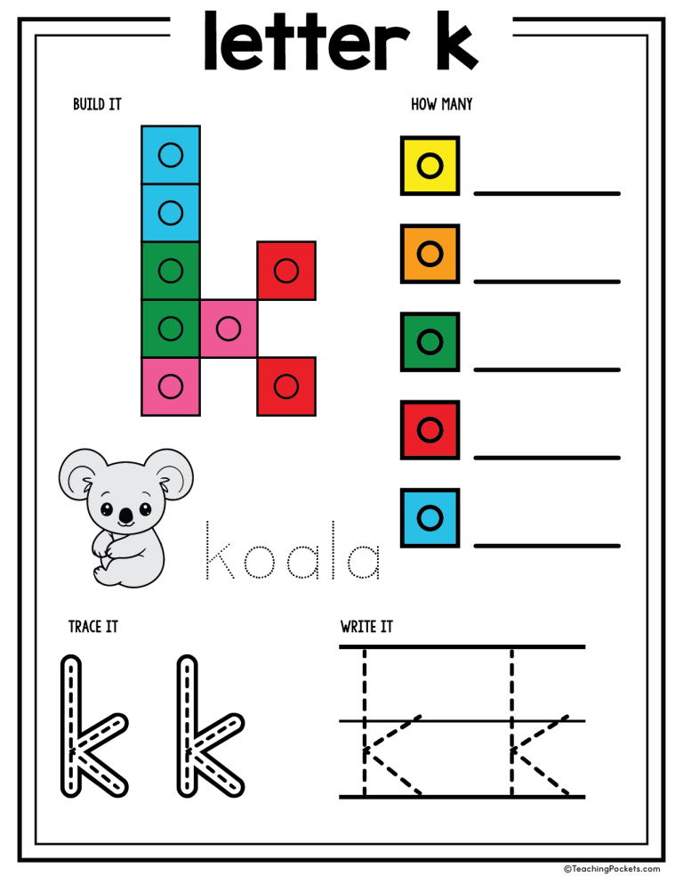 Free Printable Snap Cube Lowercase Alphabet Worksheets – Teaching Pockets