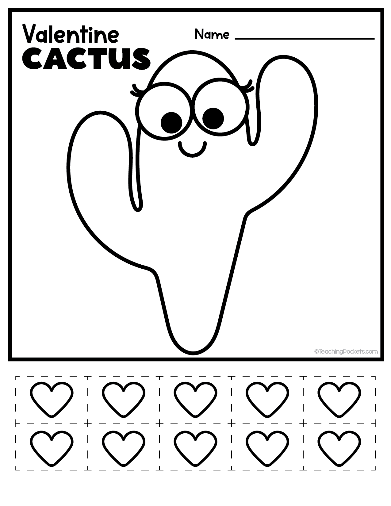 Errorless Valentine's Day Cut and Paste Activities – Teaching Pockets