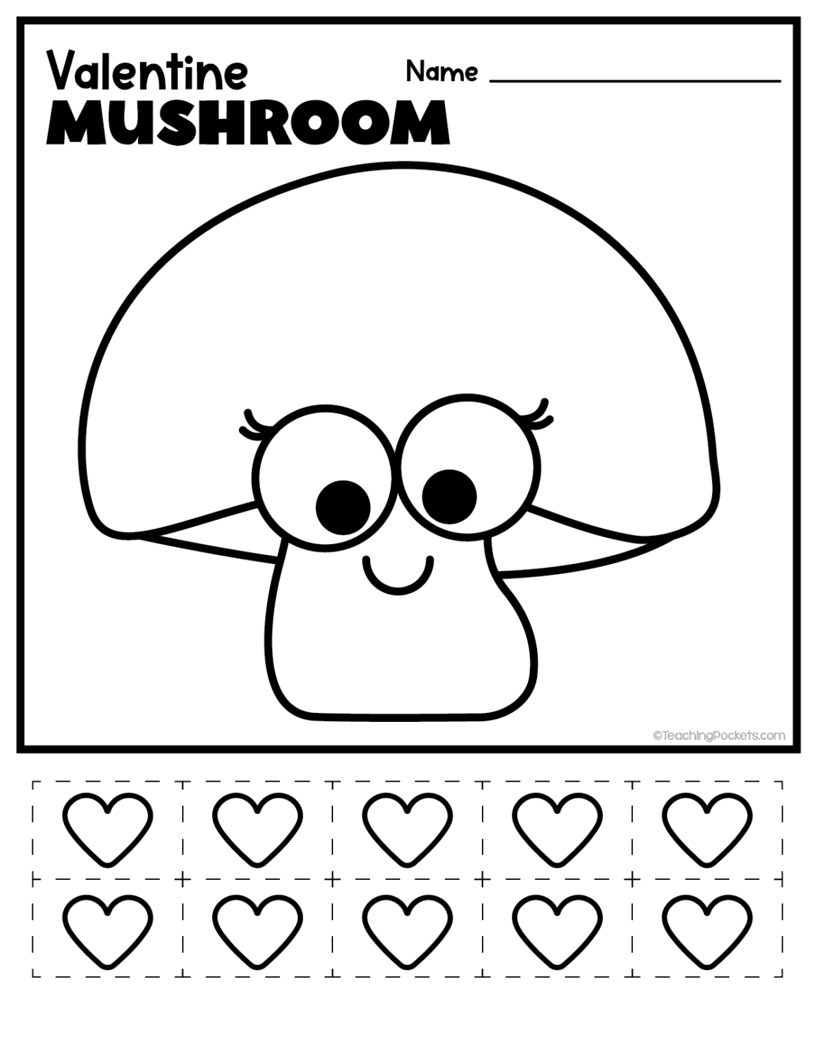 Errorless Valentine's Day Cut and Paste Activities – Teaching Pockets