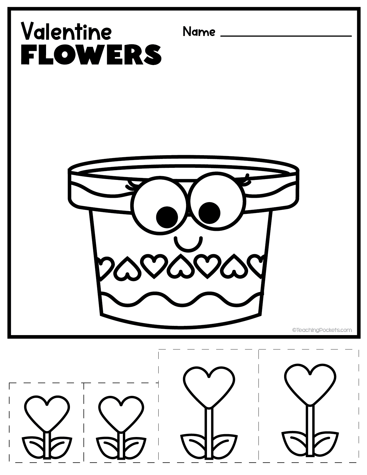 Errorless Valentine's Day Cut and Paste Activities – Teaching Pockets