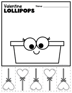 Errorless Valentine's Day Cut and Paste Activities – Teaching Pockets