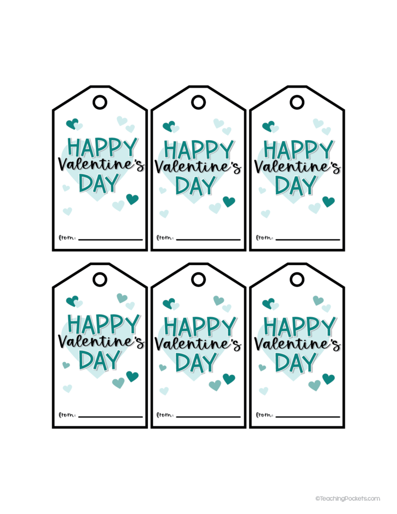 6 Free Valentine's Day Printable Cards for Kids – Teaching Pockets