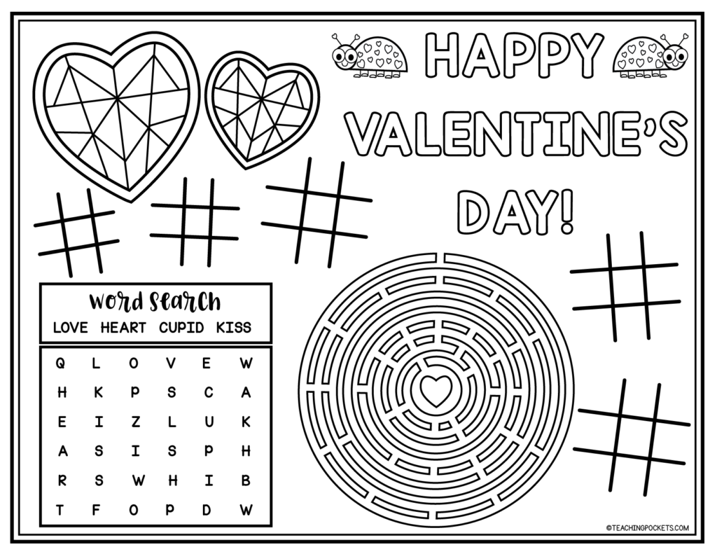 6 Free Valentine's Day Printable Cards for Kids – Teaching Pockets