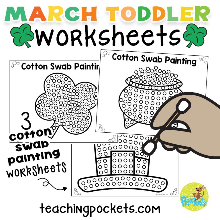 Free March Learning Activities for Toddlers and Preschoolers – Teaching ...
