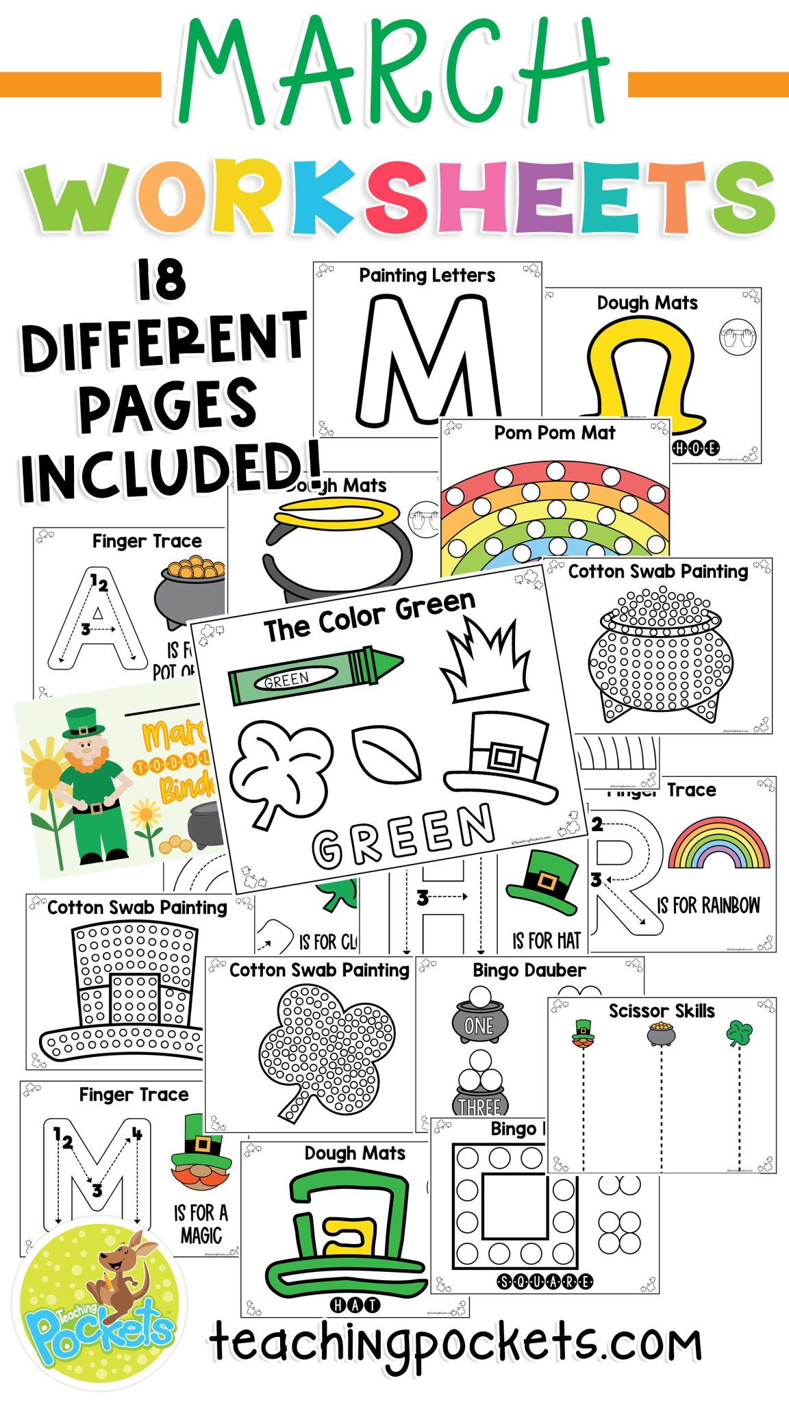 Free March Learning Activities for Toddlers and Preschoolers – Teaching ...