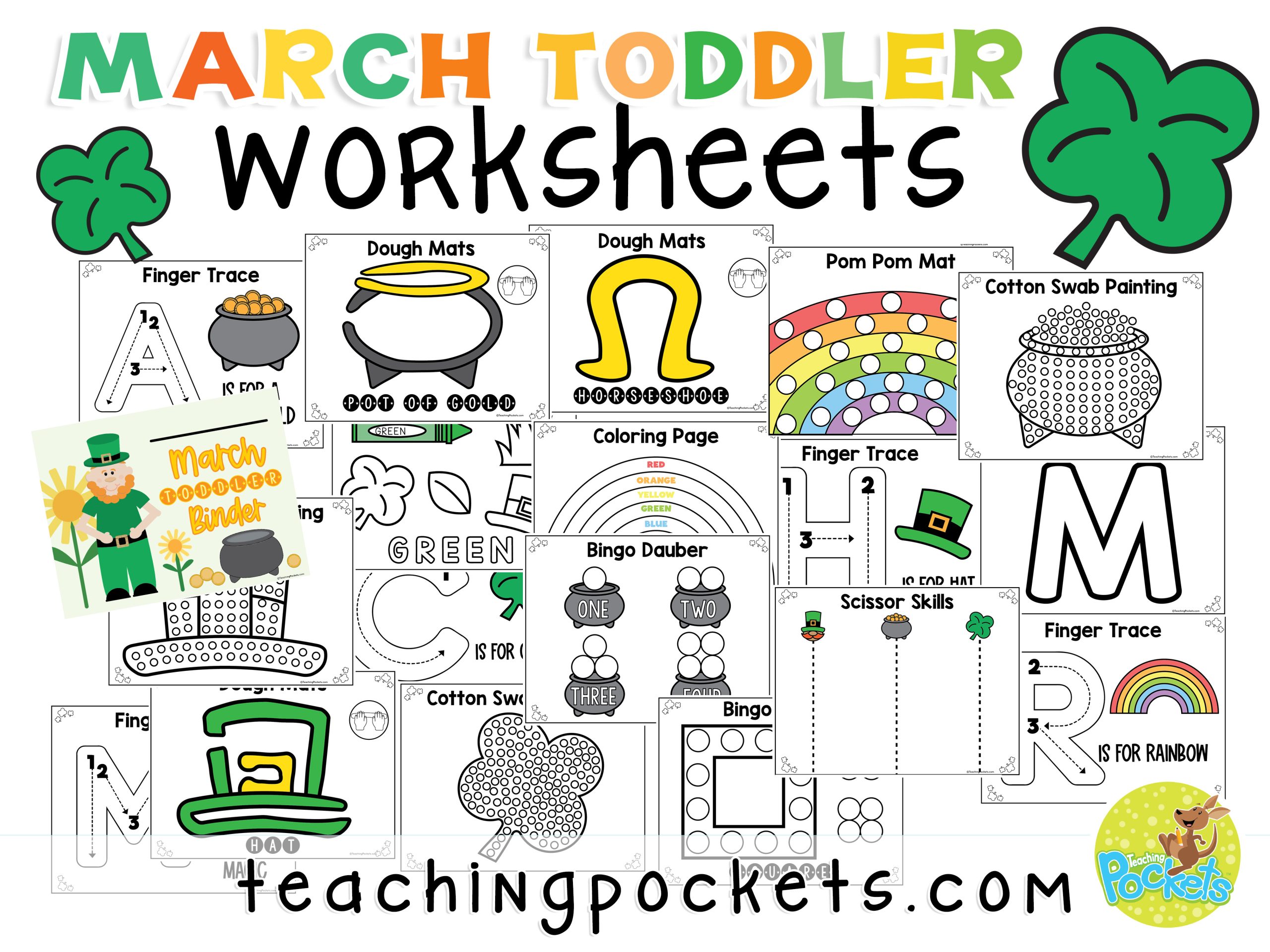 Free March Learning Activities for Toddlers and Preschoolers – Teaching ...