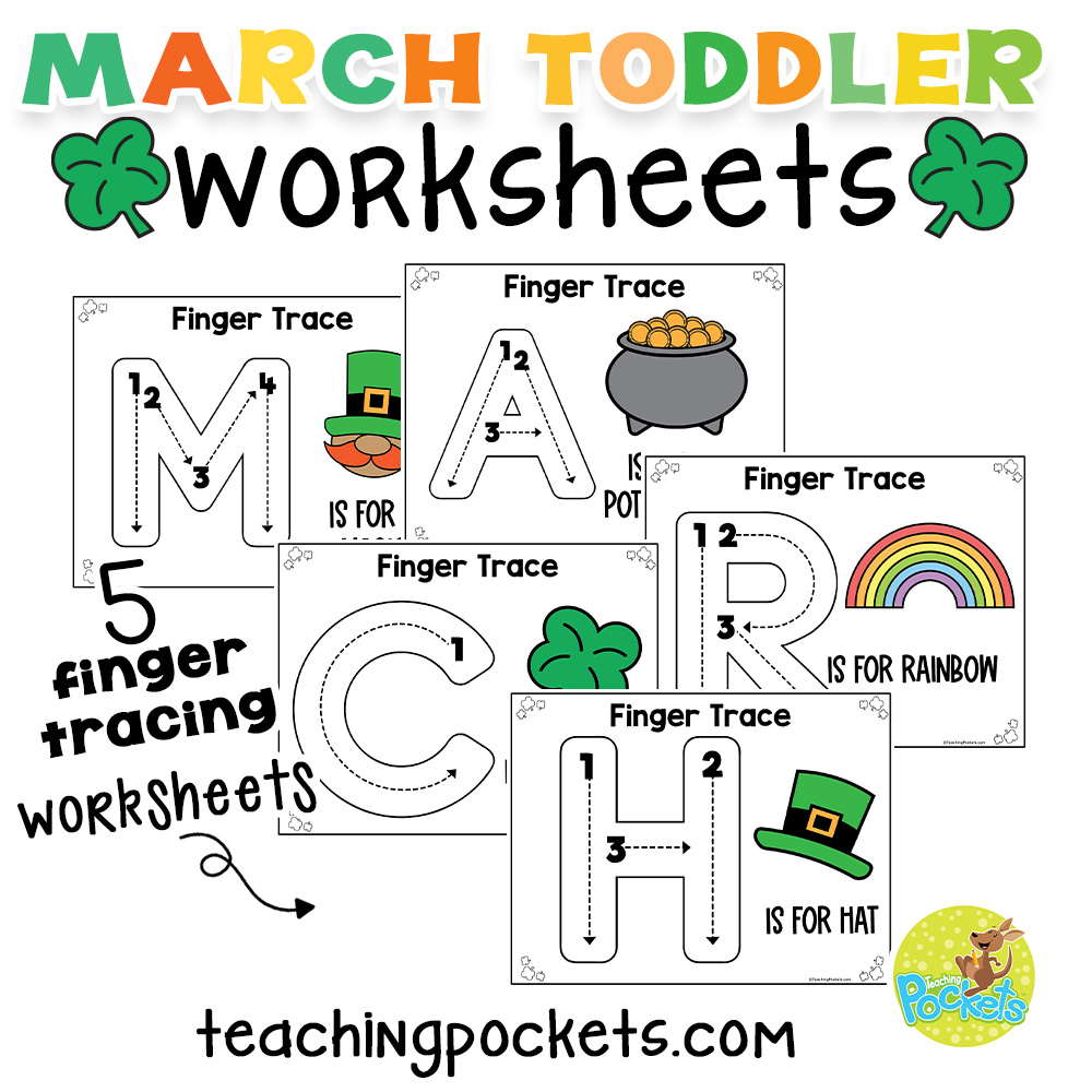 Free March Learning Activities for Toddlers and Preschoolers – Teaching ...