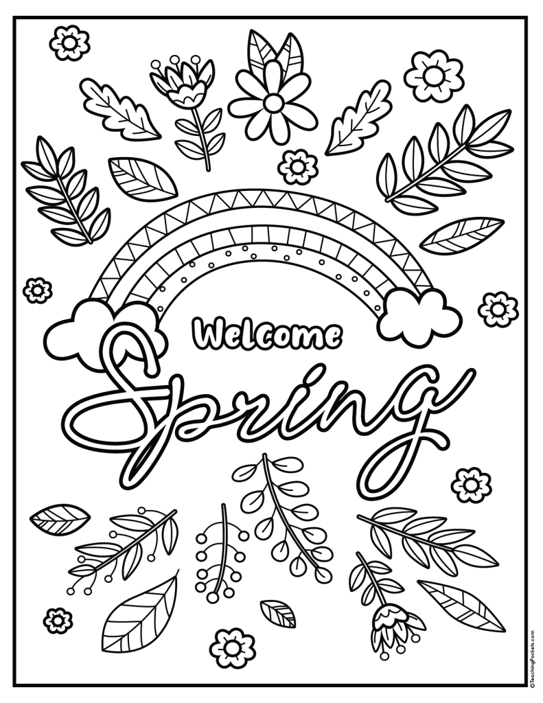 Free Spring Preschool Activity Pack for Preschoolers – Teaching Pockets