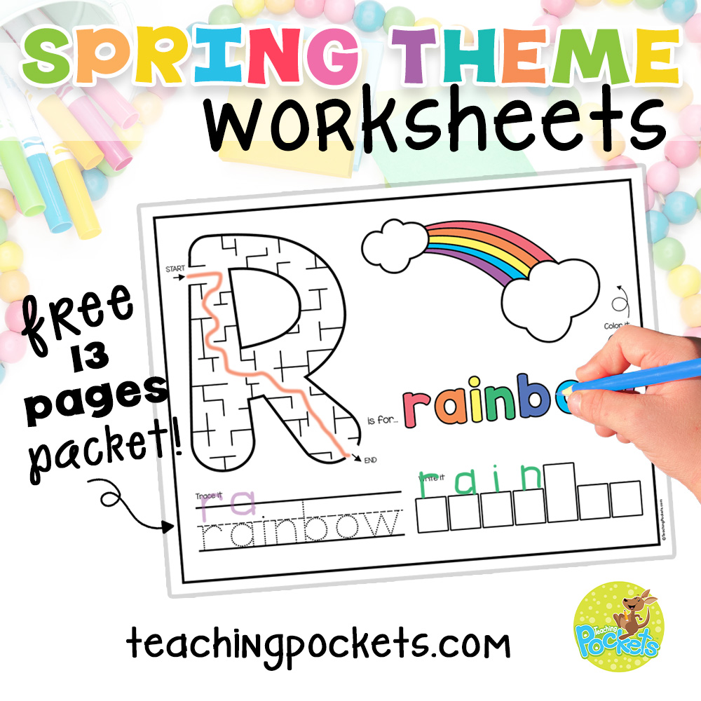 Free Spring Preschool Activity Pack for Preschoolers – Teaching Pockets
