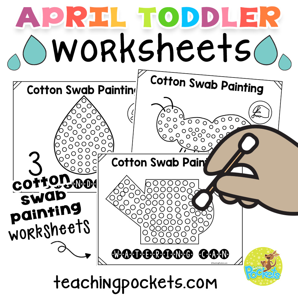 April No Prep Preschool Printables Pack for Free – Teaching Pockets