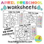 April No Prep Preschool Printables Pack for Free – Teaching Pockets
