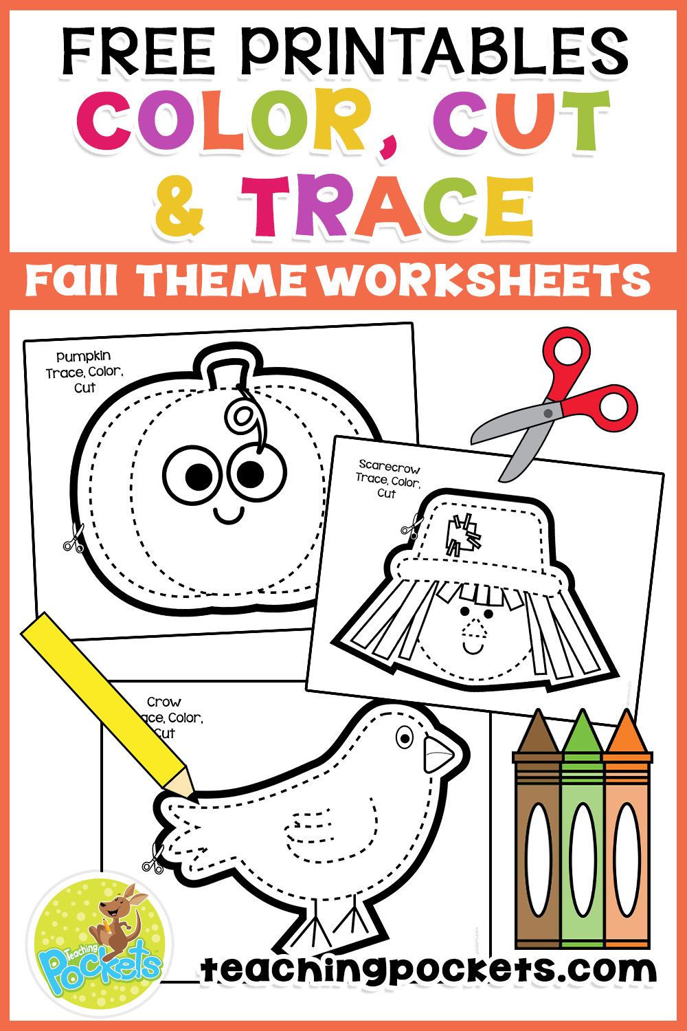Free Fall Fine Motor Skills Worksheets – Teaching Pockets