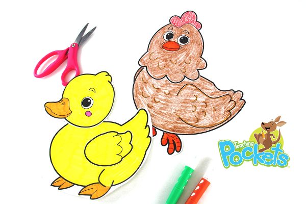 Engaging Farm Animal Cut and Paste Crafts for Kids – Teaching Pockets
