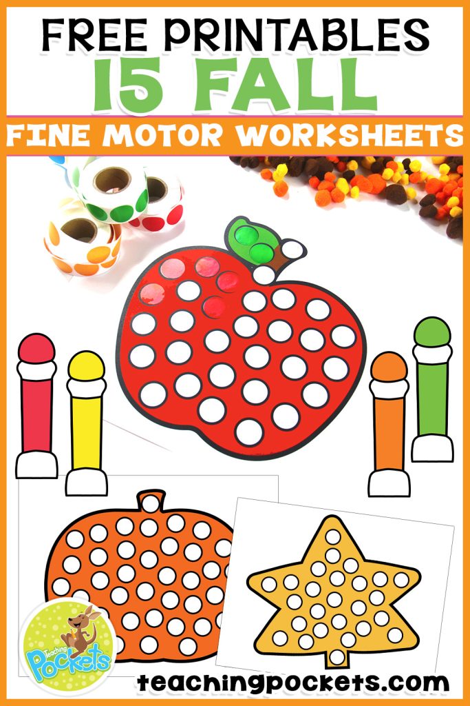 15 Free Fall-Themed Fine Motor Mats for Kids – Teaching Pockets
