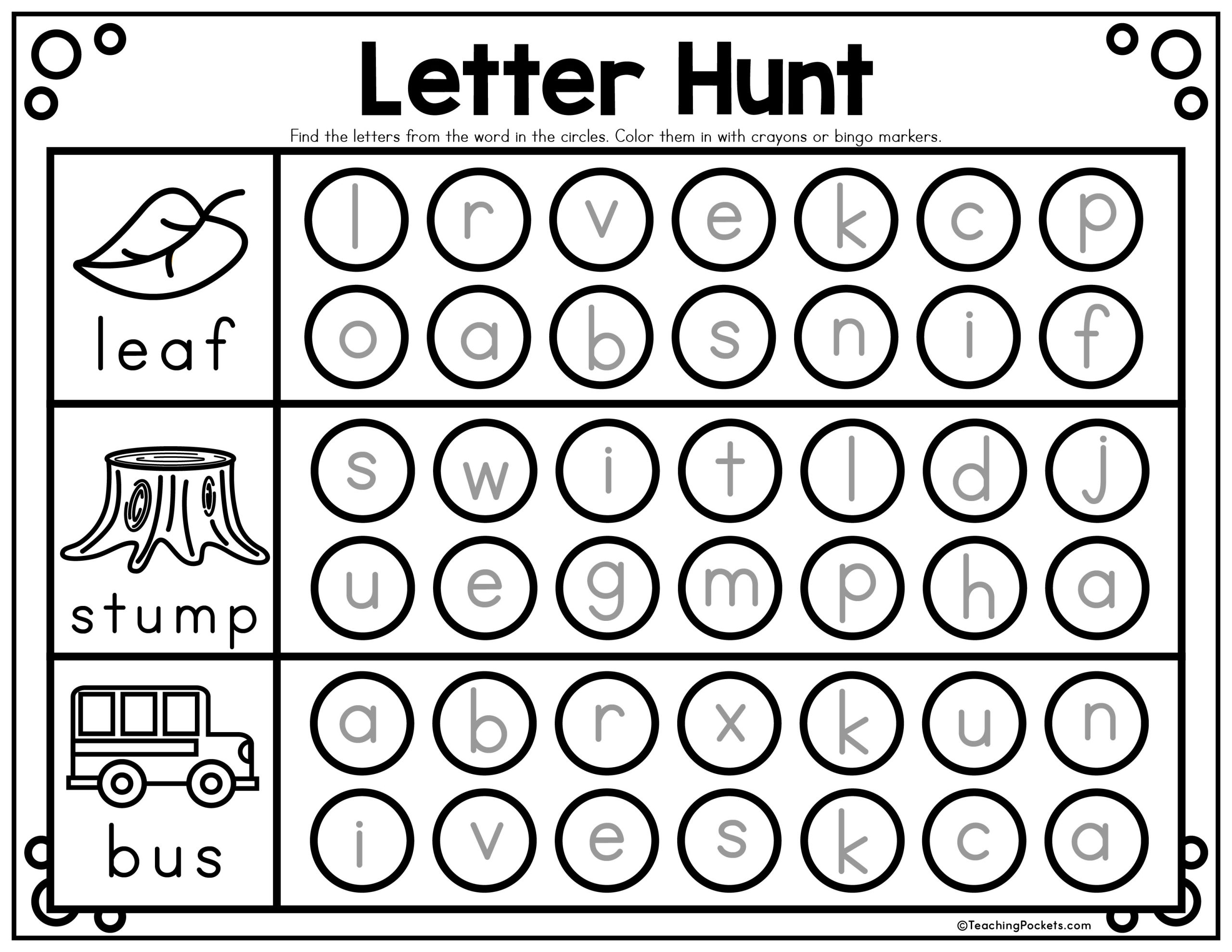 September Preschool Activities Binder Free Printables – Teaching Pockets