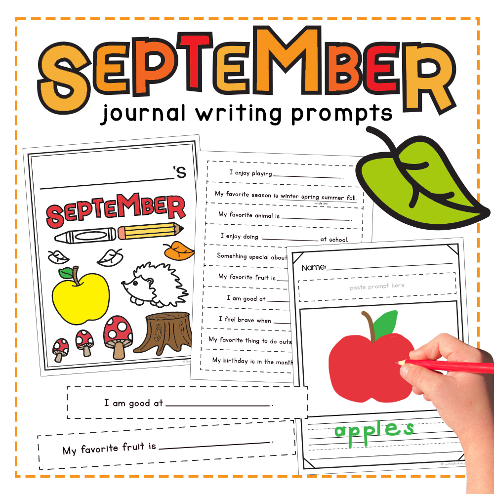 Free Printable September Writing Journal for Kids – Teaching Pockets