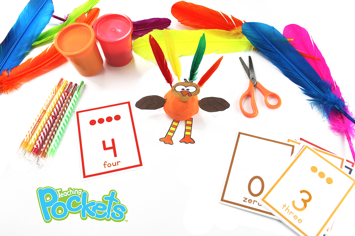 Free Printable Preschool Turkey Math Game Activity – Teaching Pockets