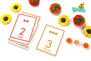 Free Printables Fall Themed Number Flashcards 1-20 – Teaching Pockets