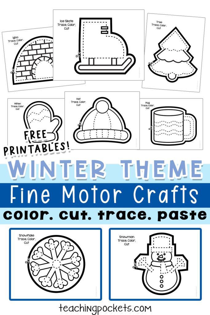 Winter Fine Motor Activities for Preschoolers – Teaching Pockets