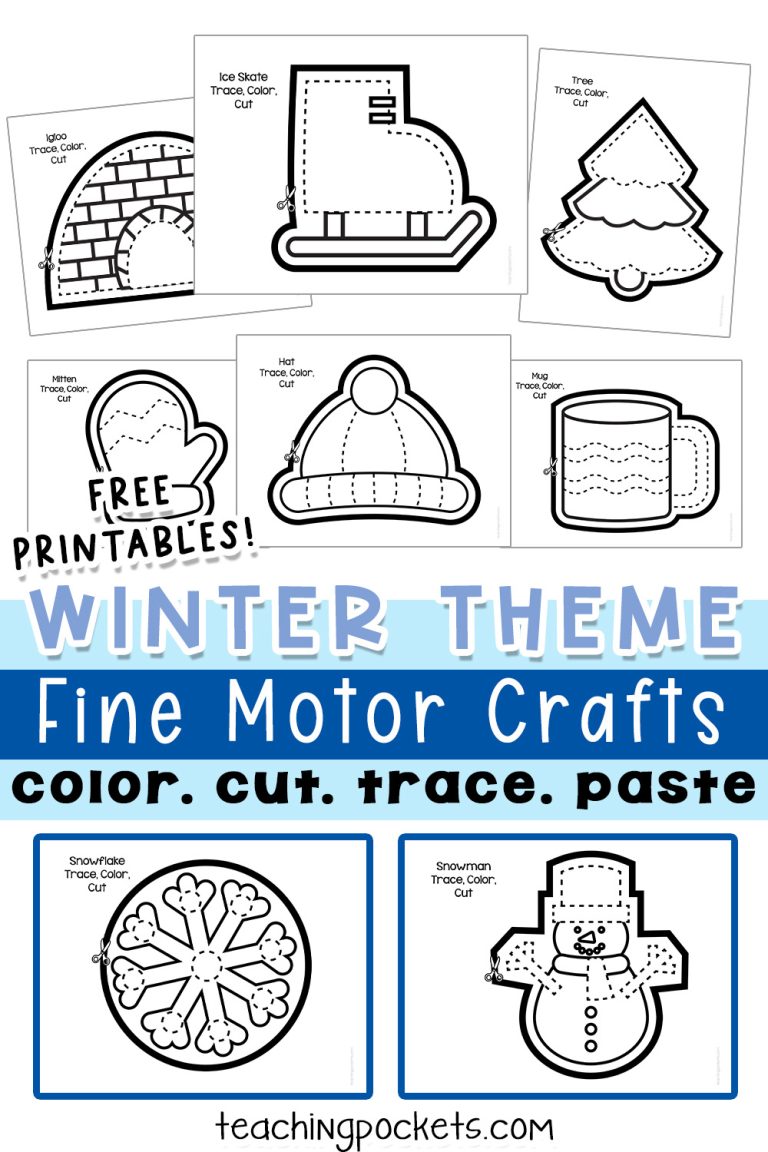 Winter Fine Motor Activities for Preschoolers – Teaching Pockets