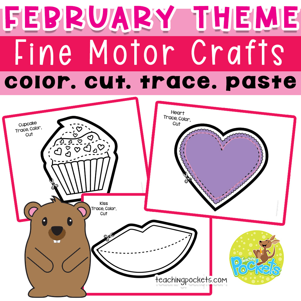 February Fine Motor Skills Practice for Preschoolers – Teaching Pockets