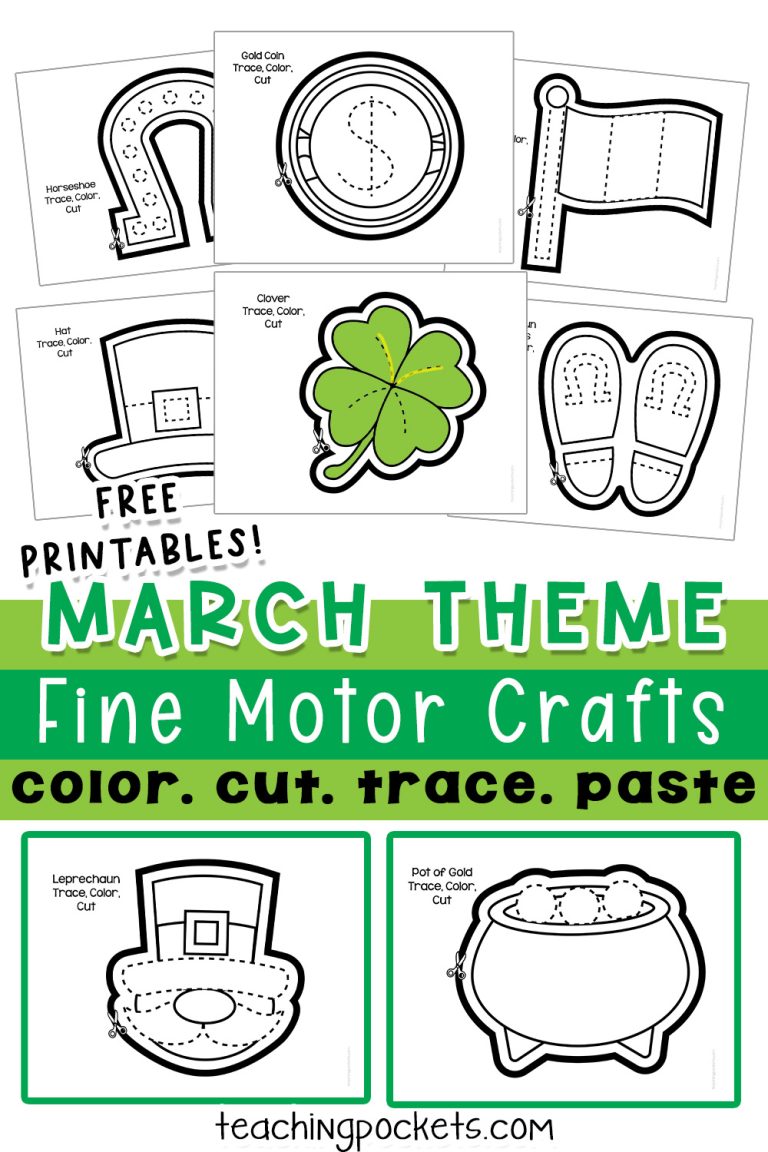 St. Patrick's Day Fine Motor Activities – Teaching Pockets