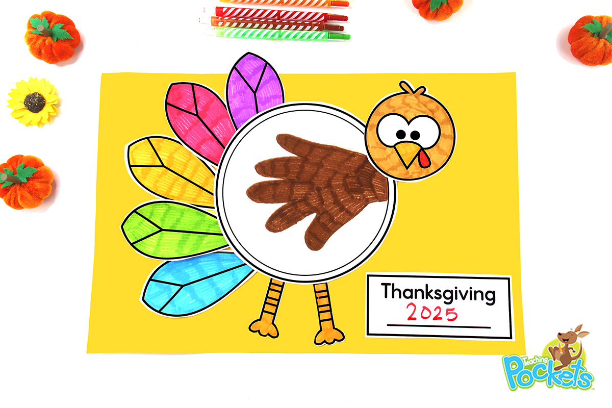 Turkey Placemat Craft: A Fun and Educational Activity for Preschoolers ...