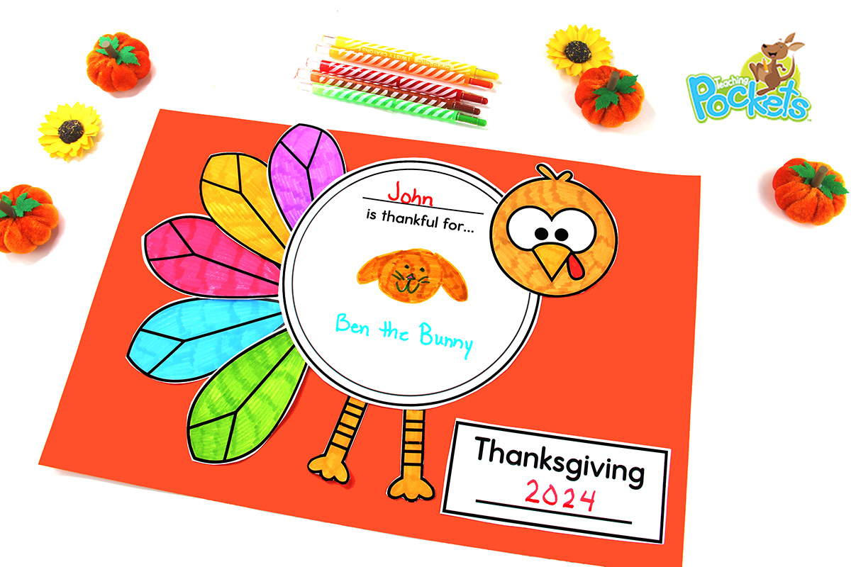 Turkey Placemat Craft: A Fun and Educational Activity for Preschoolers ...