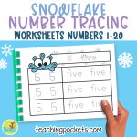 Shamrock Number Tracing Worksheets – Teaching Pockets
