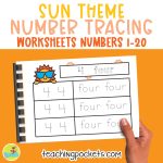 Shamrock Number Tracing Worksheets – Teaching Pockets