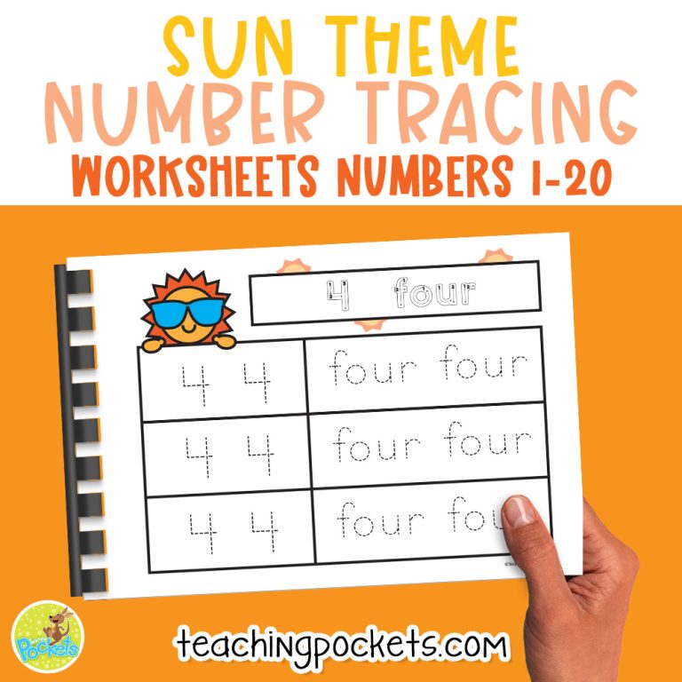 Shamrock Number Tracing Worksheets – Teaching Pockets