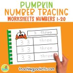 Shamrock Number Tracing Worksheets – Teaching Pockets