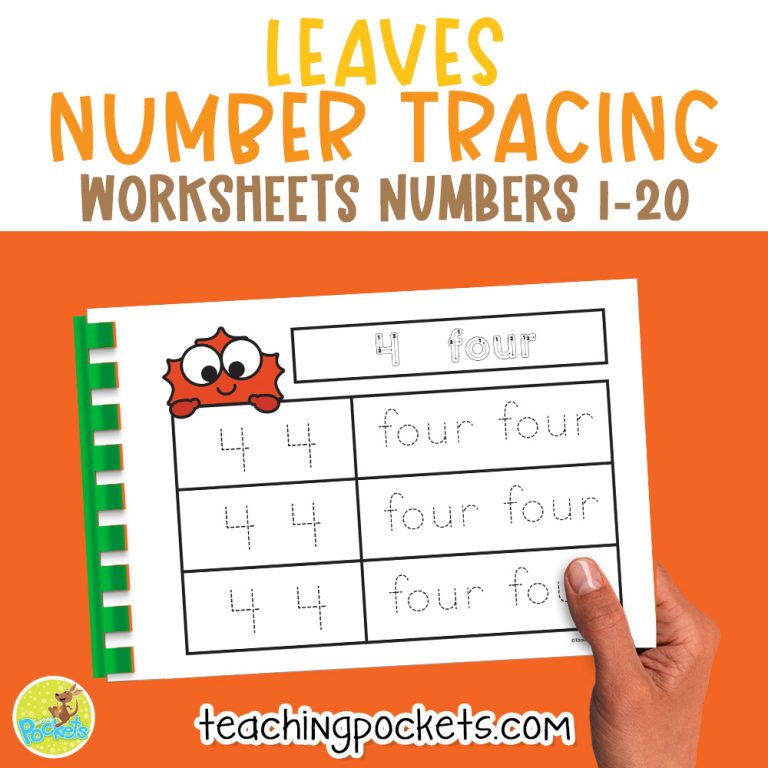 Shamrock Number Tracing Worksheets – Teaching Pockets