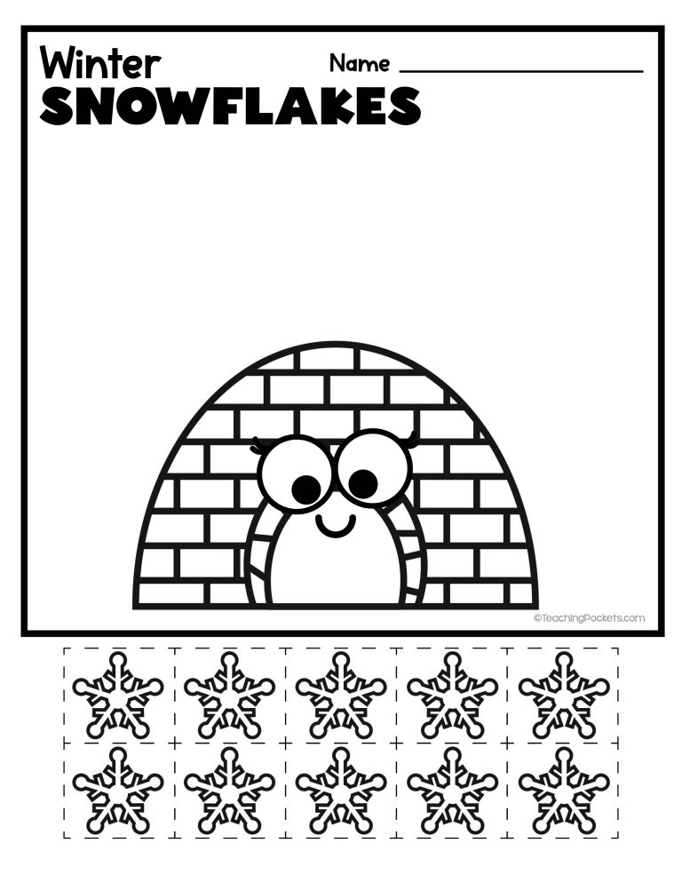 January Errorless Worksheets for Preschool – Teaching Pockets