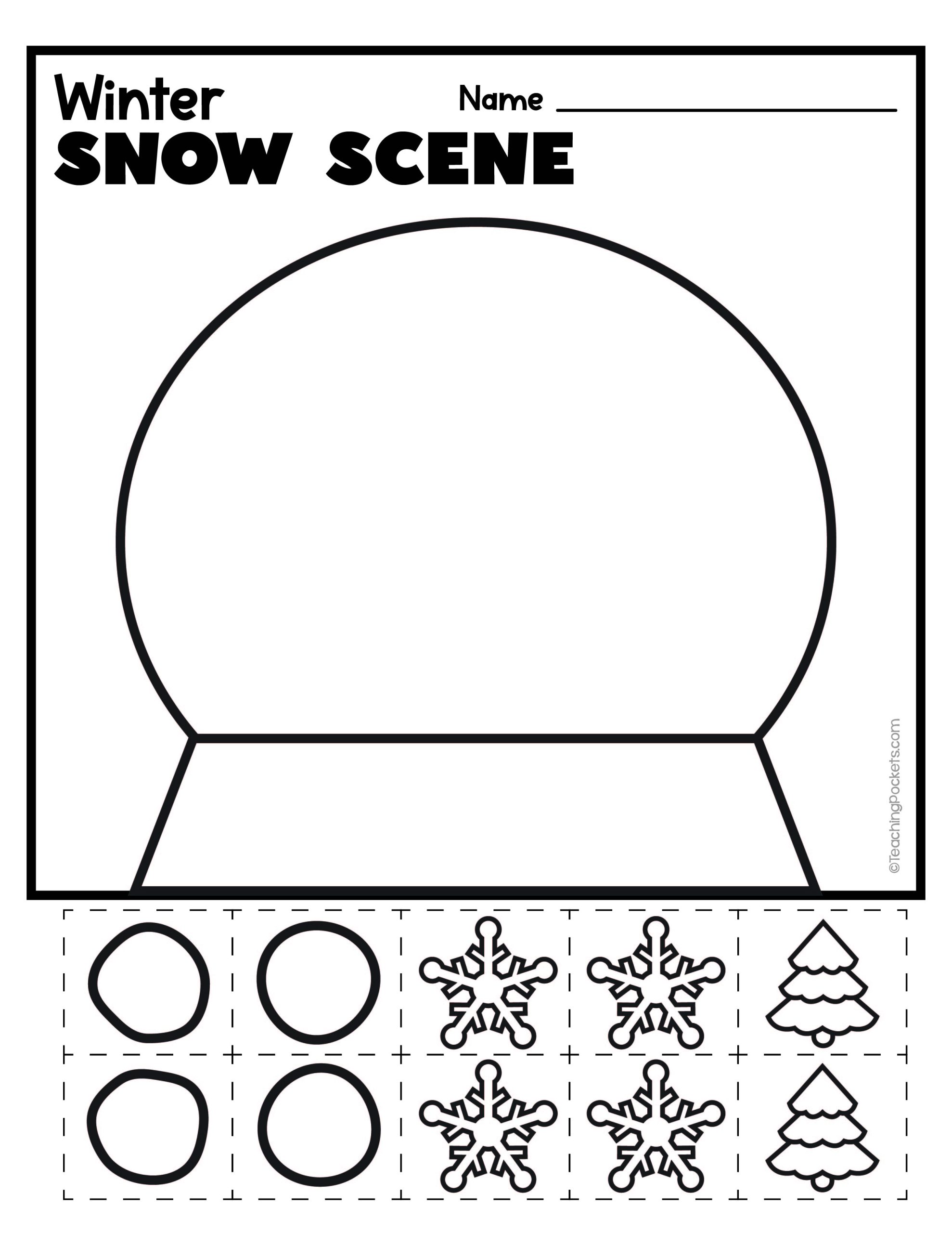 January Errorless Worksheets for Preschool – Teaching Pockets