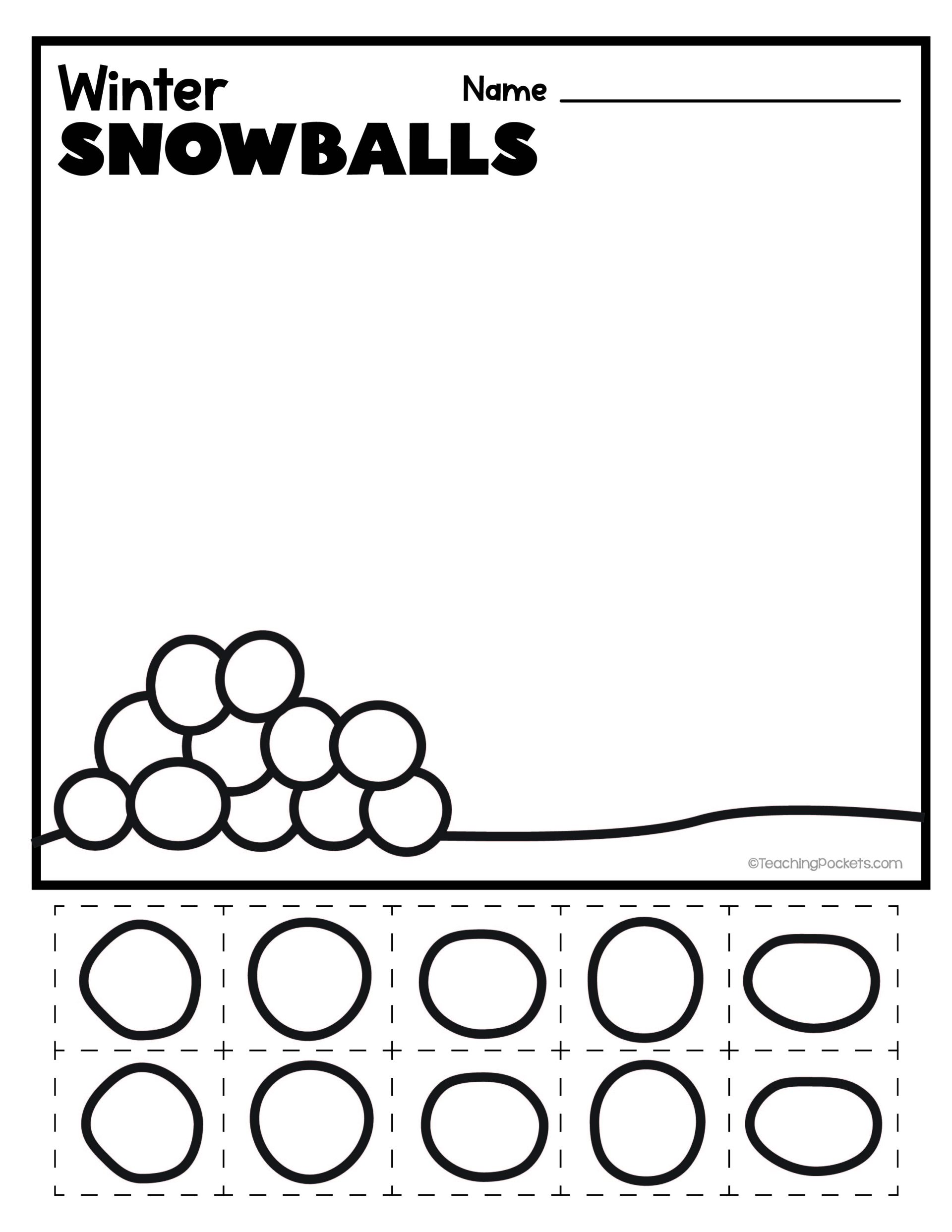 January Errorless Worksheets for Preschool – Teaching Pockets