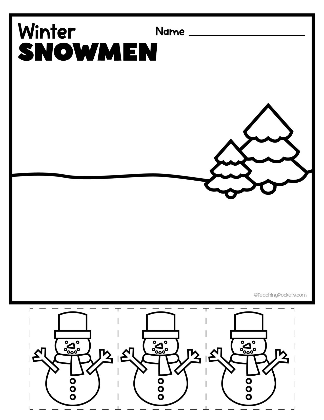 January Errorless Worksheets for Preschool – Teaching Pockets