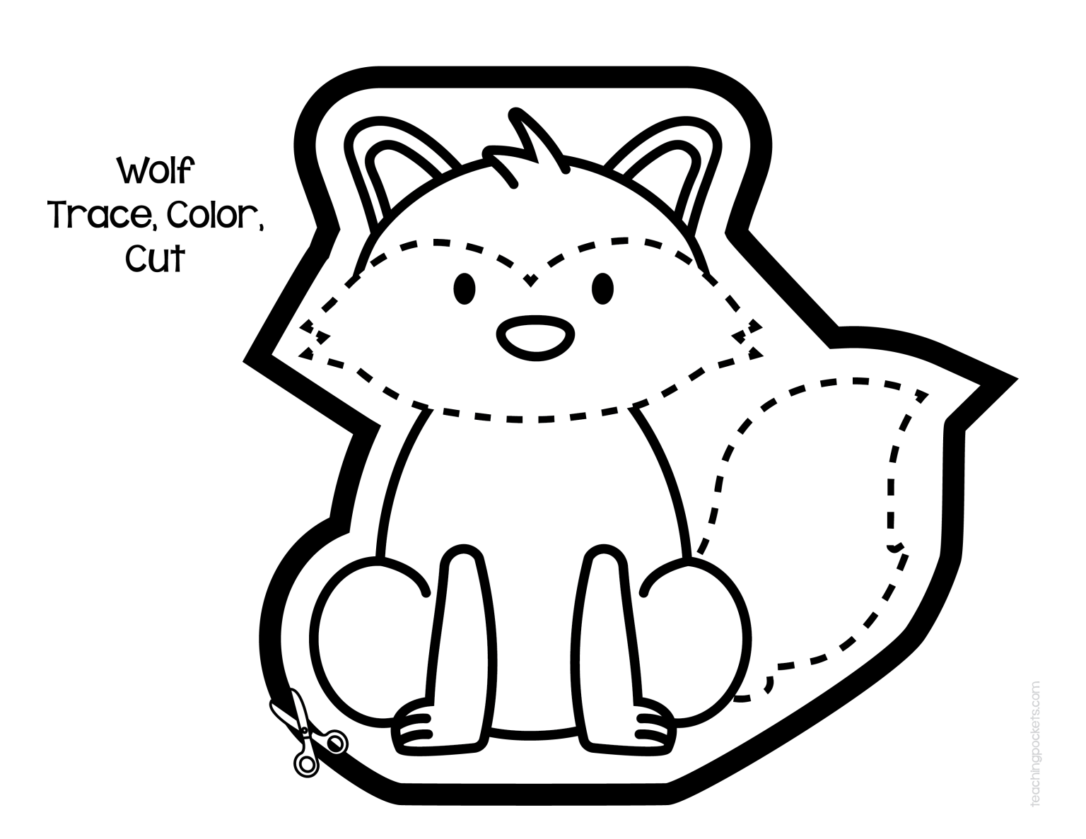 Winter Animals Fine Motor Worksheets – Teaching Pockets